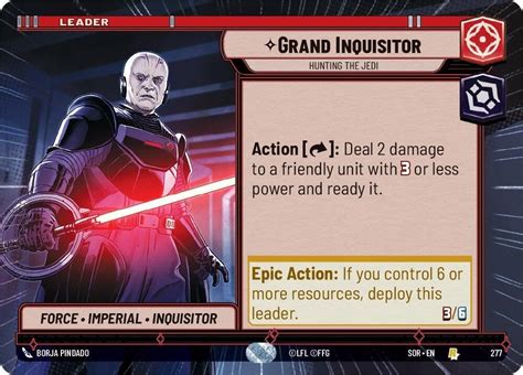 Grand Inquisitor Hunting The Jedi Hyperspace Spark Of Rebellion