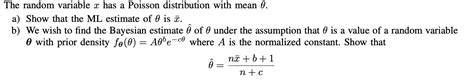 Solved The Random Variable X Has A Poisson Distribution With Chegg