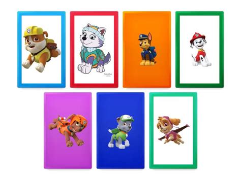 Щенячий патруль скай гончик маршал зума еверест крепиш роккі Хто що їсть Назви перший