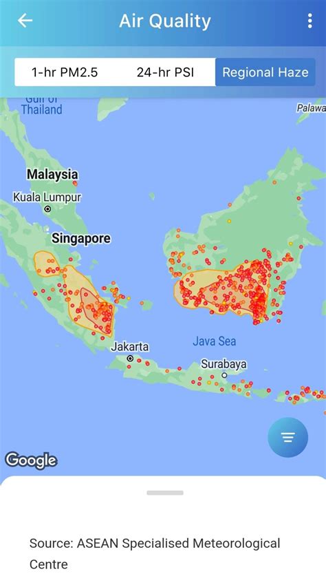 Toh Wee Khiang On Linkedin This Is The Latest Haze Map As At 118pm Singapore Time On 29 Sep