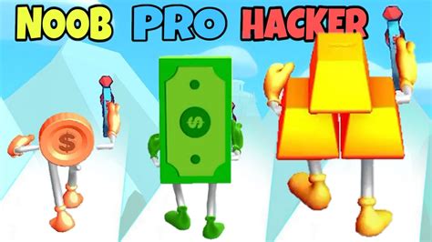 NOOB Vs PRO Vs HACKER In Level Up Money YouTube