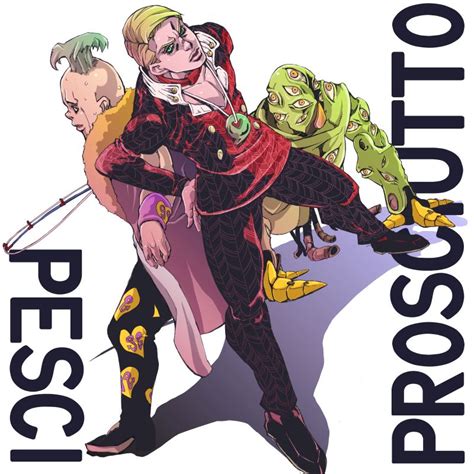 Prosciutto Pesci The Grateful Dead And Beach Babe Jojo No Kimyou Na Bouken Drawn By