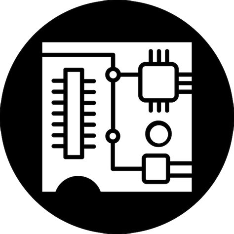 Premium Vector Pcb Board Icon Style