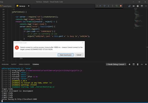 Nodejs Debugger Nodemon Crush · Issue 65163 · Microsoftvscode · Github