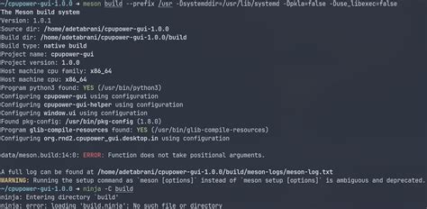 Not Working In Fedora 37 · Issue 103 · Vagnum08 Cpupower Gui · Github