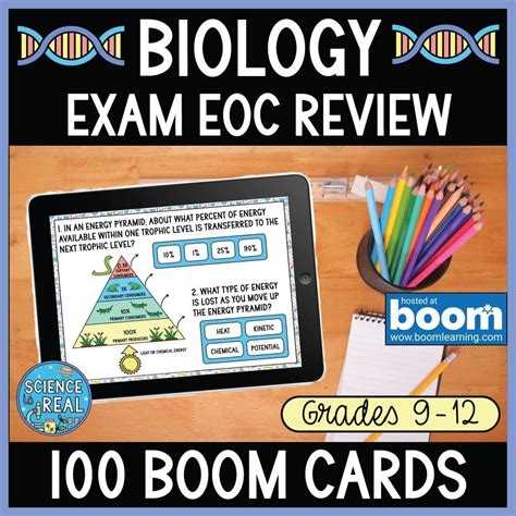 Biology Eoc Review Activities And Practice Tests To Master The Biology Final Exam Science Is
