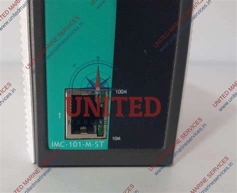 Moxa Industrial Media Converter Imc 101 M St 3093000000801 Rev 2 3 1 United Marine Services