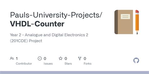 github pauls university projects vhdl counter year 2 analogue and