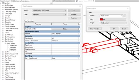 Solved Duct Systems And Graphic Overrides Autodesk Community