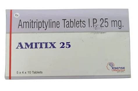 Amitriptyline Tablets Ip 25mg At ₹ 28 Stripe Xsense In Surat Id 2850479046655