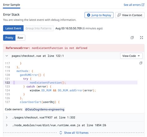Error Tracking Explorer