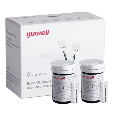 Yuwell Blood Glucose Strip 25s Pack Arogga Online Pharmacy