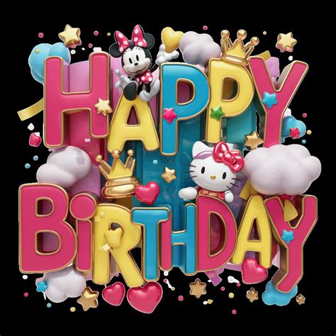 Miceky Mouse Birthday Party Happy Birthday Birthday 5 Png Birthday Cake Etsy