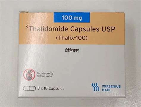 Thalix 100mg Thalidomide Capsules Usp At ₹ 300stripe New Delhi