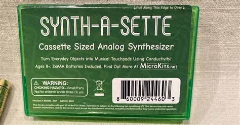 Matrixsynth Synth A Sette Create Your Own Banana Keyboard With This Cassette Sized Analog