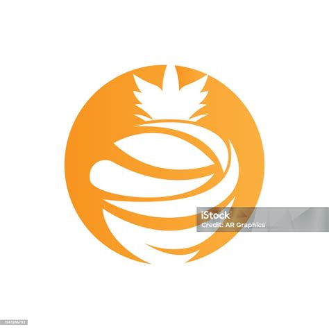 파인애플 로고 디자인 신선한 과일 벡터 농장 일러스트 레이 션 과일 제품 브랜드 라벨 0명에 대한 스톡 벡터 아트 및 기타 이미지 0명 건강한 식생활 과일 Istock