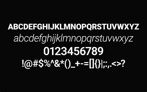 Roboto Font Madfonts