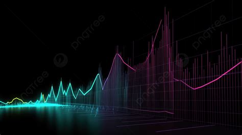검정 배경 위에 재무 정보의 다채로운 그래프 3d 비즈니스 라인 차트 그림 고화질 사진 사진 배경 일러스트 및 사진 무료 다운로드 Pngtree