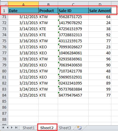How To Keep Column Header Viewing When Scrolling In Excel