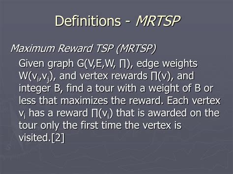 Ppt Approximation Algorithms For Deadline Tsp And Vehicle Routing With