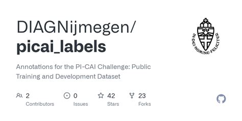 Github Diagnijmegen Picai Labels Annotations For The Pi Cai Challenge Public Training And