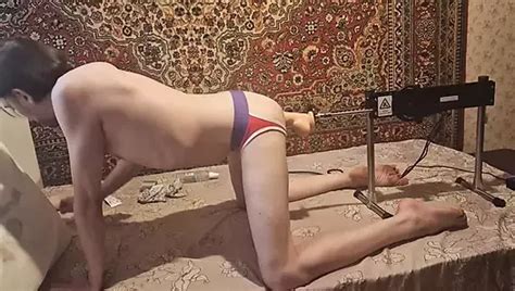 Gay With A Big Ass Preparing For Anal With A Sex Machine XHamster