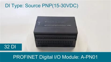 profinet remote io module 32di with pnp communication with siemens plc a pn01 profinet io