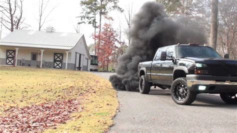 Duramax Lbz Blown Intercooler Boot Smoke Youtube