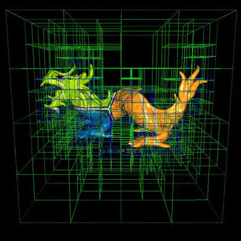 1 Spatial Partitioning Of The Octree Structure Left A Voxelized Download Scientific Diagram