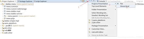 eclipse中项目父工程与子模块怎样层级显示 eclipse maven 父子项目层级显示 csdn博客