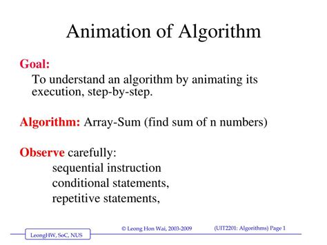 Ppt Animation Of Algorithm Powerpoint Presentation Free Download