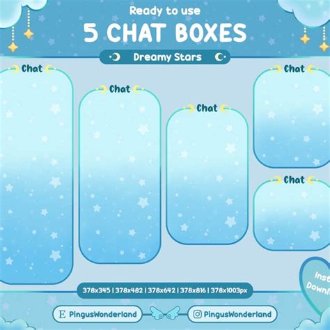 Twitch Small Chatbox Etsy
