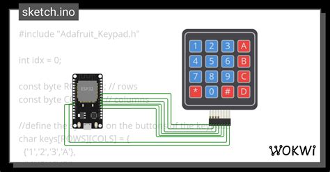 Tecladoesp Wokwi Esp32 Stm32 Arduino Simulator