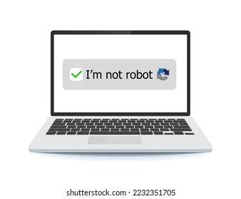 Im Not Robot Check Work On Stock Vector Royalty Free 2232351705 Shutterstock