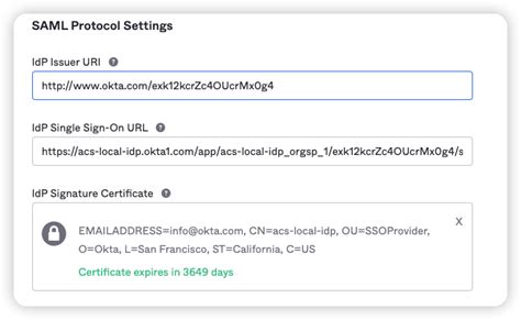 Setting Up Okta Orgs As Saml Idp And Saml Sp For Dynamic Acs Url Support