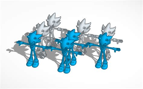 3d Design Sonic Vs Sonic Cd Tinkercad