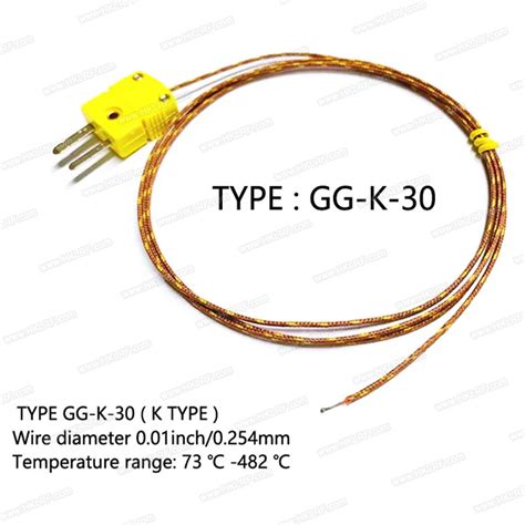 3m Gg K 30 Omega K Type Thermocouple Temperature Sensor Wire