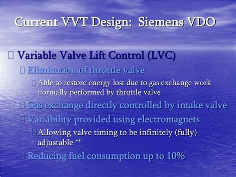 PPT Variable Valve Timing PowerPoint Presentation Free Download ID