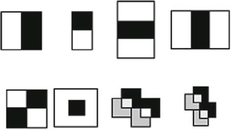 6 Haar Features Used In [49] Download Scientific Diagram