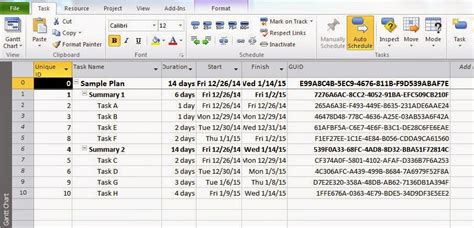 Marks Ms Project Tips And Tricks Uids Guids There Are Druids In