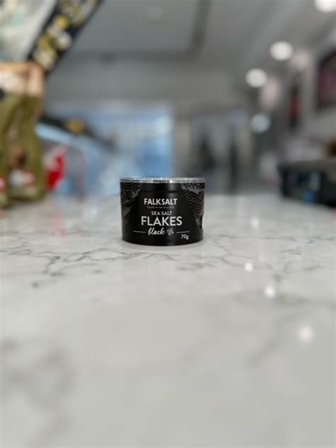 Falksalt Charcoal Sea Salt Flakes 70g Umitochi