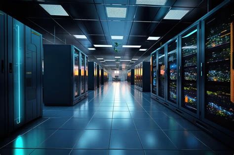 Premium Ai Image Data Center Room