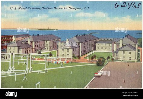 U S Naval Training Station Barracks Newport Ri Military