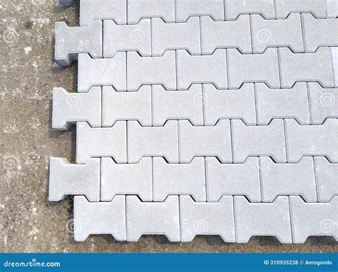 Interlocking Concrete Pavement Royalty Free Stock Image Cartoondealer