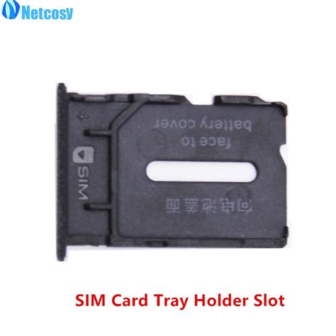Netcosy New Black Sim Card Tray Replacement Parts Sim Card Slot Holder For Oneplus One A