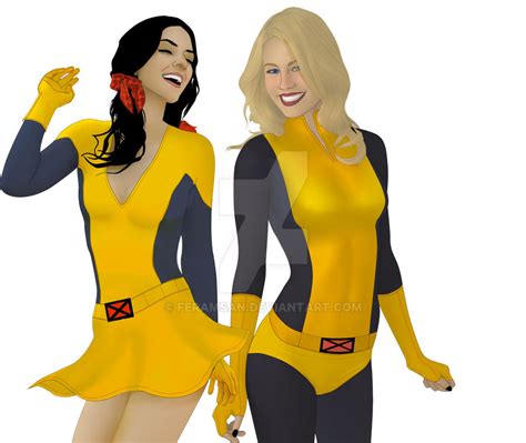 Shadowcat And Magma By Feramsan On Deviantart