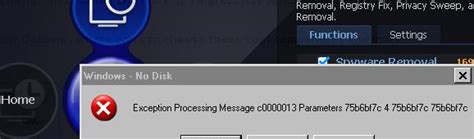 Gadget Girl Windows No Disk Error Message Exception Processing Message C Parameters
