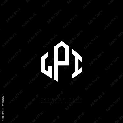 Lpi Letter Logo Design With Polygon Shape Lpi Polygon Logo Monogram Lpi Cube Logo Design Lpi