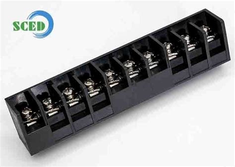 20mm Power Distribution Terminal Block Barrier Type With Plastic
