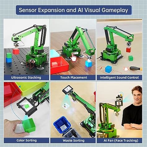 AI Robotic Arm Kit MaxArm ESP32 Open Source Wireless Control Smart
